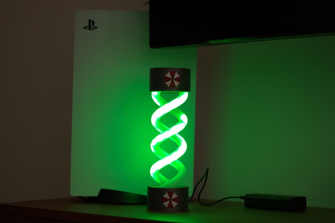 Resident Evil T-virus LED Lamp - Umbrella Corporation Inspired RGB ...
