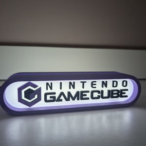 Illuminate Your Space With the Nintendo Gamecube Logo LED Sign - Etsy