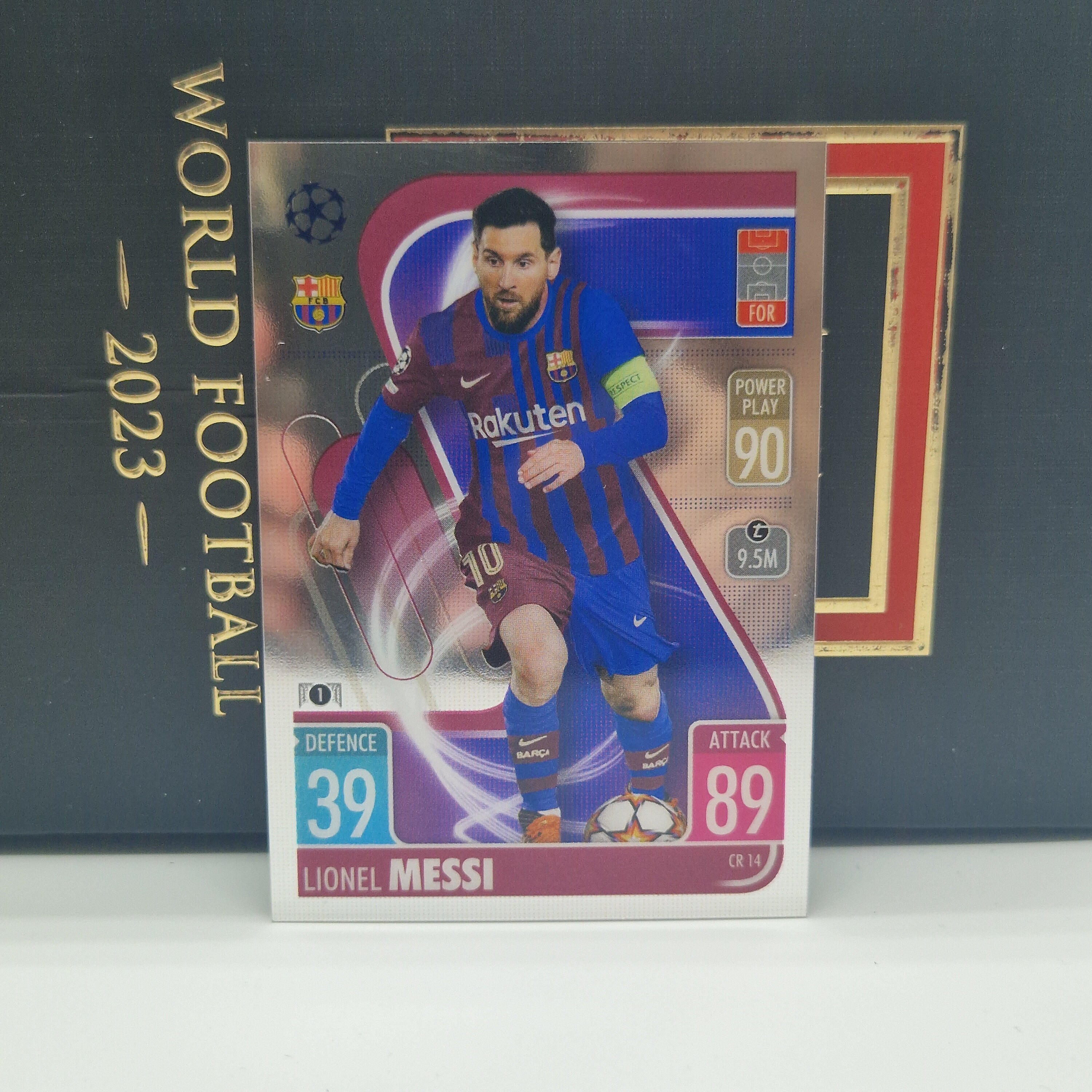 Lionel Messi "chrome Preview", Topps Match Attax 2021/2022. Soccer Card ...