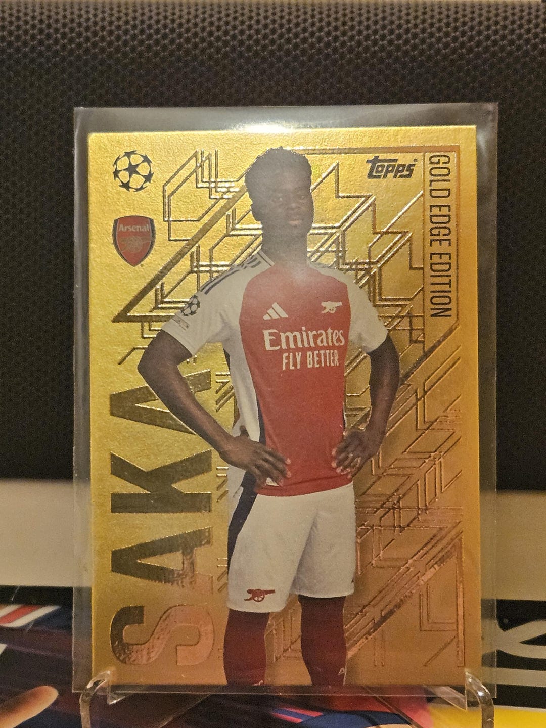 Bukayo Saka "gold Edge Edition", New Topps Match Attax 2024/2025 ...