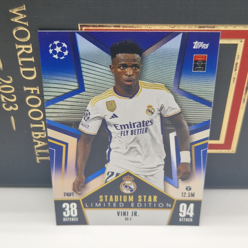 Vini JR "stadium Star Limited Edition", Topps Match Attax Soccer 2024 ...