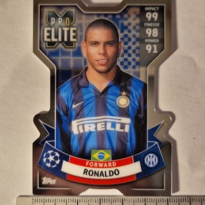 Ronaldo R9 "pro Elite Crome X", Topps Match Attax Extra 2024. Soccer ...