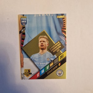 Kevin De Bruyne "giant" Adrenalyn XL Soccer 2024. Soccer Card. Trading ...