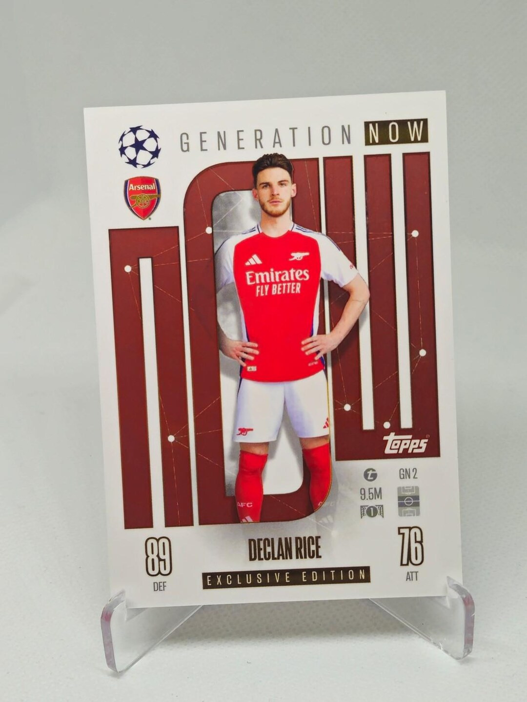 Declan Rice "generation Now", New Topps Match Attax 2024/2025. Soccer ...