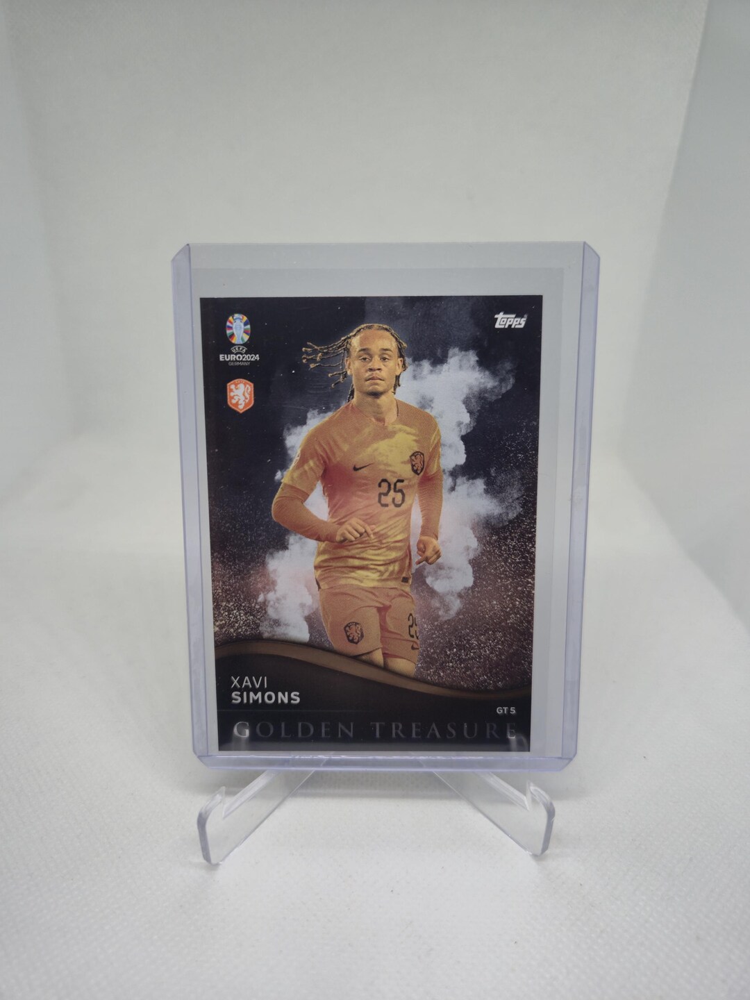 Xavi Simons "golden Treasure" Topps Match Attax Euro 2024. Netherland ...
