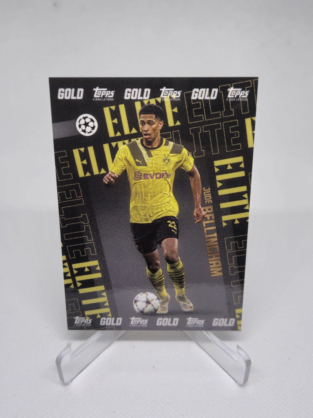 Jude Bellingham "elite" Topps Gold 2023 Bundesliga. Borussia Dortmund ...