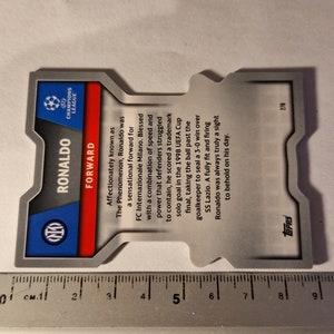 Ronaldo R9 "pro Elite Crome X", Topps Match Attax Extra 2024. Soccer ...