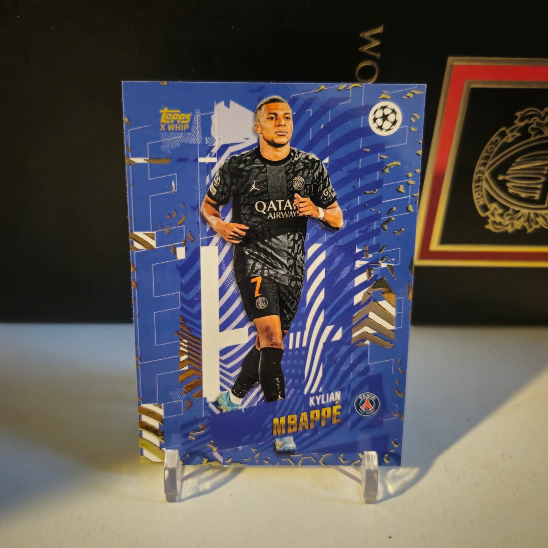 Kylian Mbappe Topps Gold 2024. Soccer Card. Trading Card. Combined ...