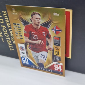 Erling Haaland "limited Edition" the Road to Finals Match Attax 101 ...