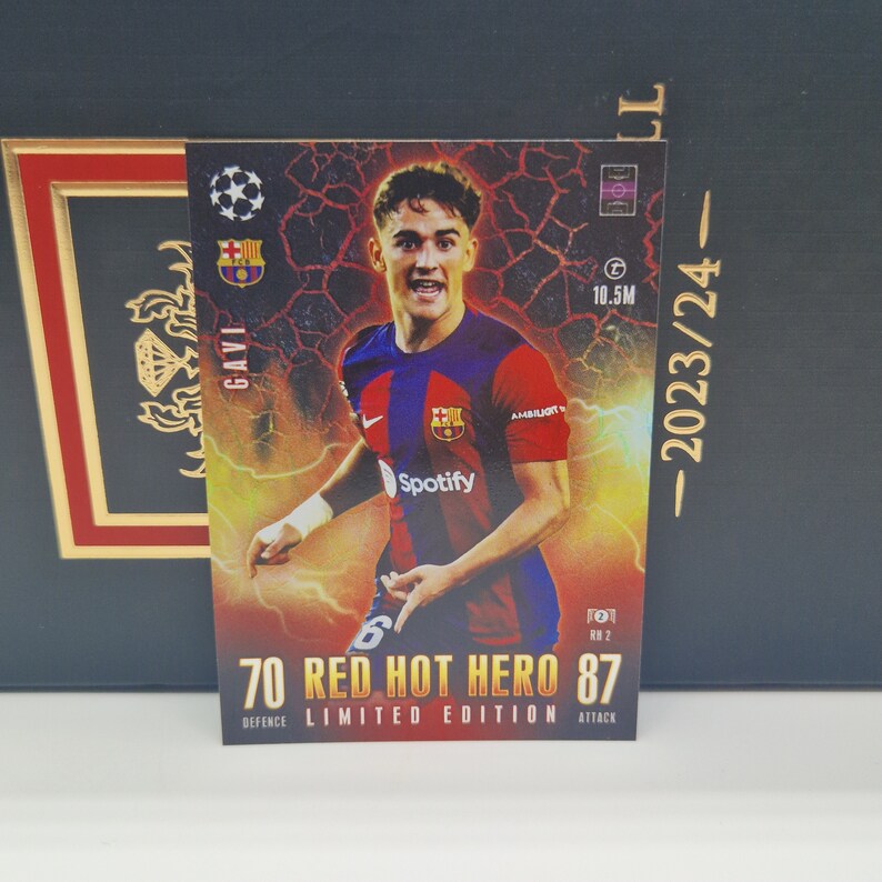 Gavi "red Hot Hero Limited Edition", Topps Match Attax Extra 2024 ...