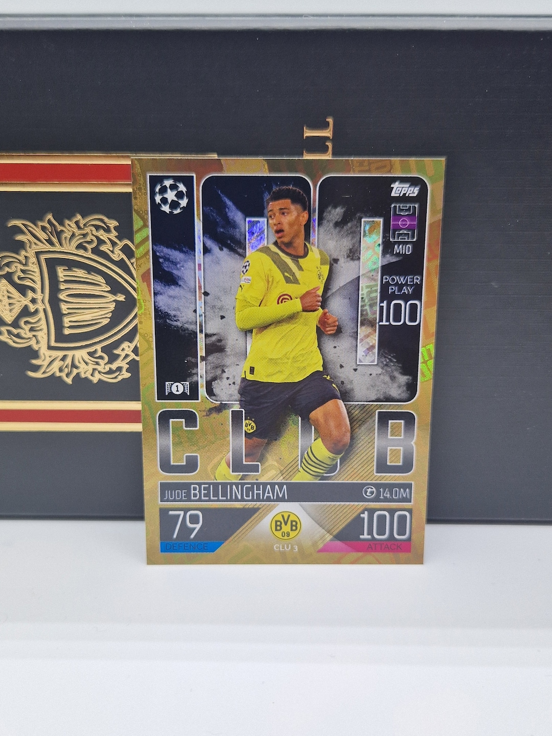 Jude Bellingham "100 Club", Topps Match Attax Soccer 2022/23. Soccer ...