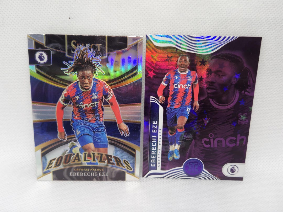 2 Nice Cards of Eberechi Eze Soccer Card. Trading Card. Combined ...