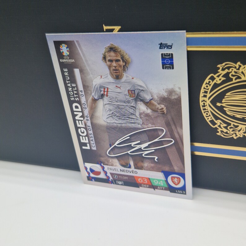 Pavel Nedved legend Signature Style, Topps Match Attax Euro 2024 ...