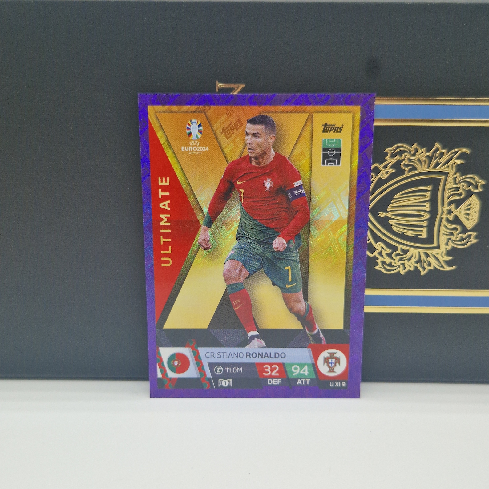 Cristiano Ronaldo "xi Ultimate" Purple, Topps Match Attax Euro 2024 ...