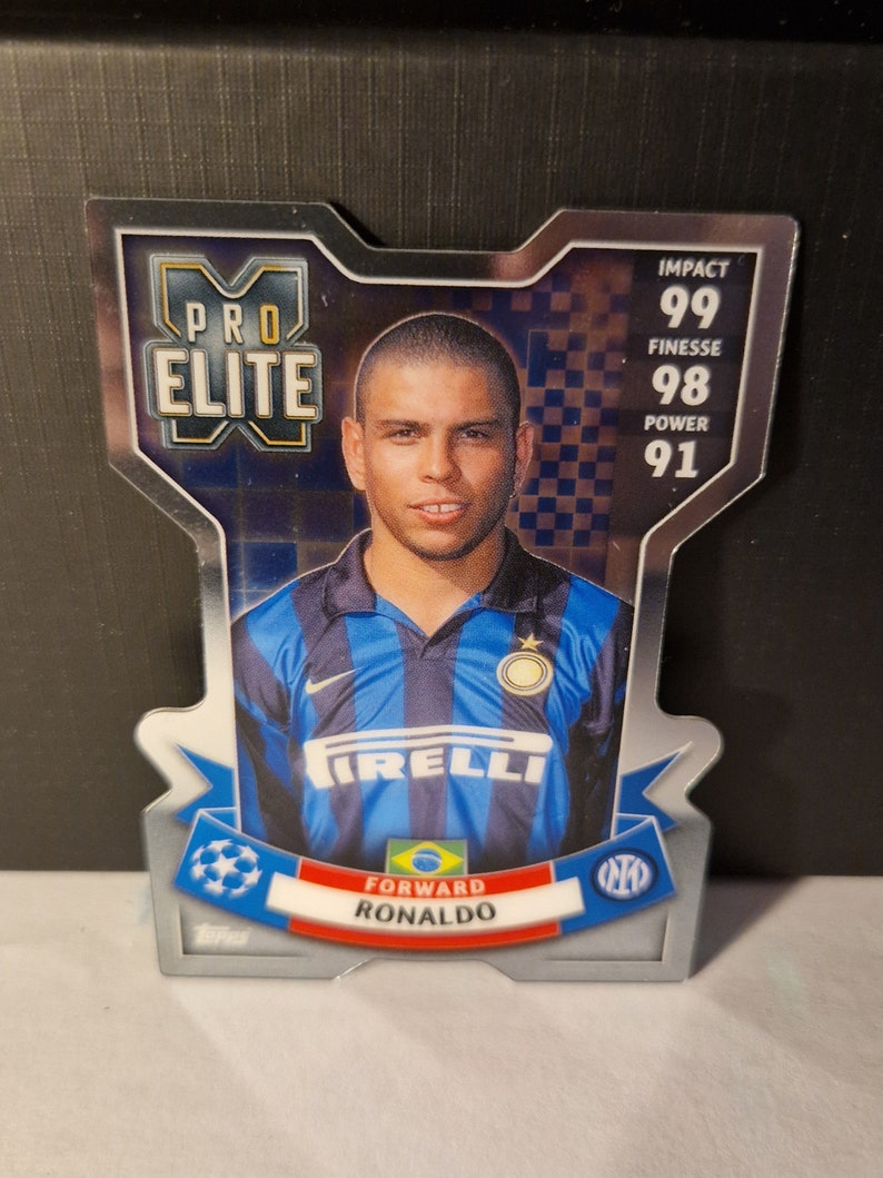 Ronaldo R9 "pro Elite Crome X", Topps Match Attax Extra 2024. Soccer Card. Trading Card ...