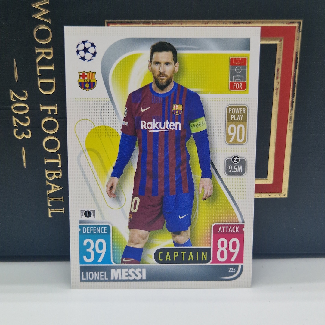 Lionel Messi Topps Match Attax 2021/2022. Soccer Card. Trading Card ...