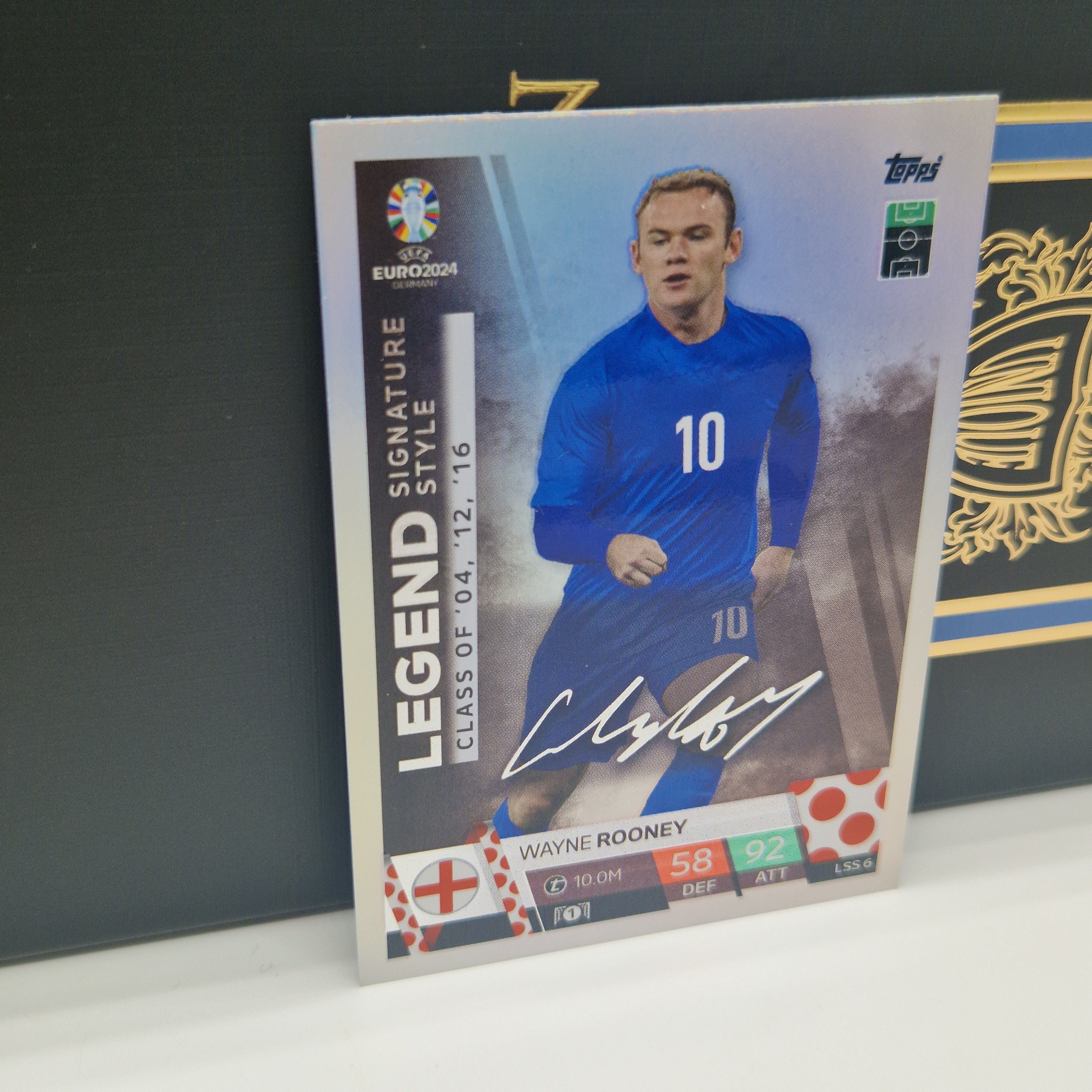 Wayne Rooney "legend Signature Style", Topps Match Attax Euro 2024 ...