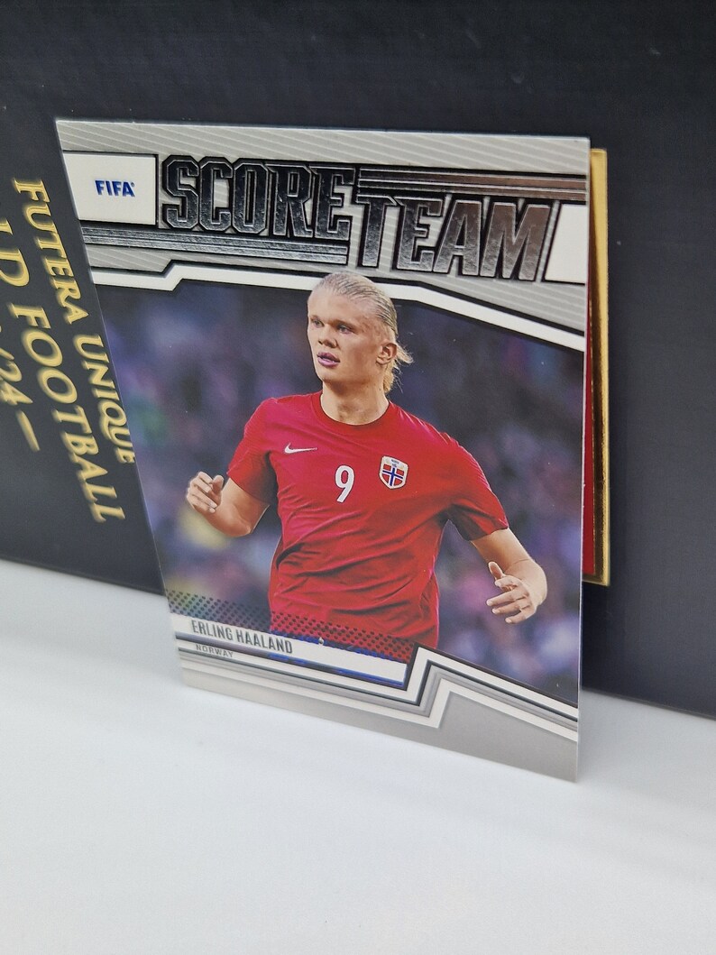 Erling Haaland "score Team" Score 2022/2023. Soccer Card. Trading Card ...