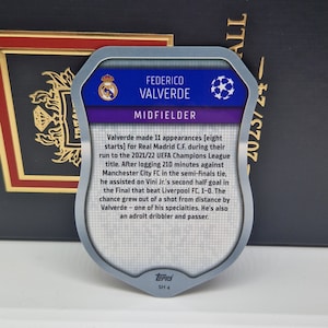 Federico Valverde "pro Elite Shield", Topps Match Attax Soccer 2022/23 ...