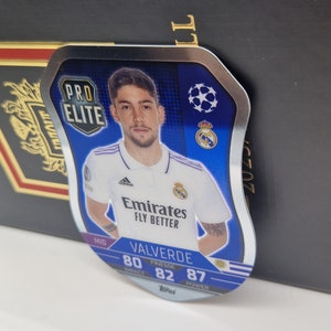 Federico Valverde "pro Elite Shield", Topps Match Attax Soccer 2022/23 ...