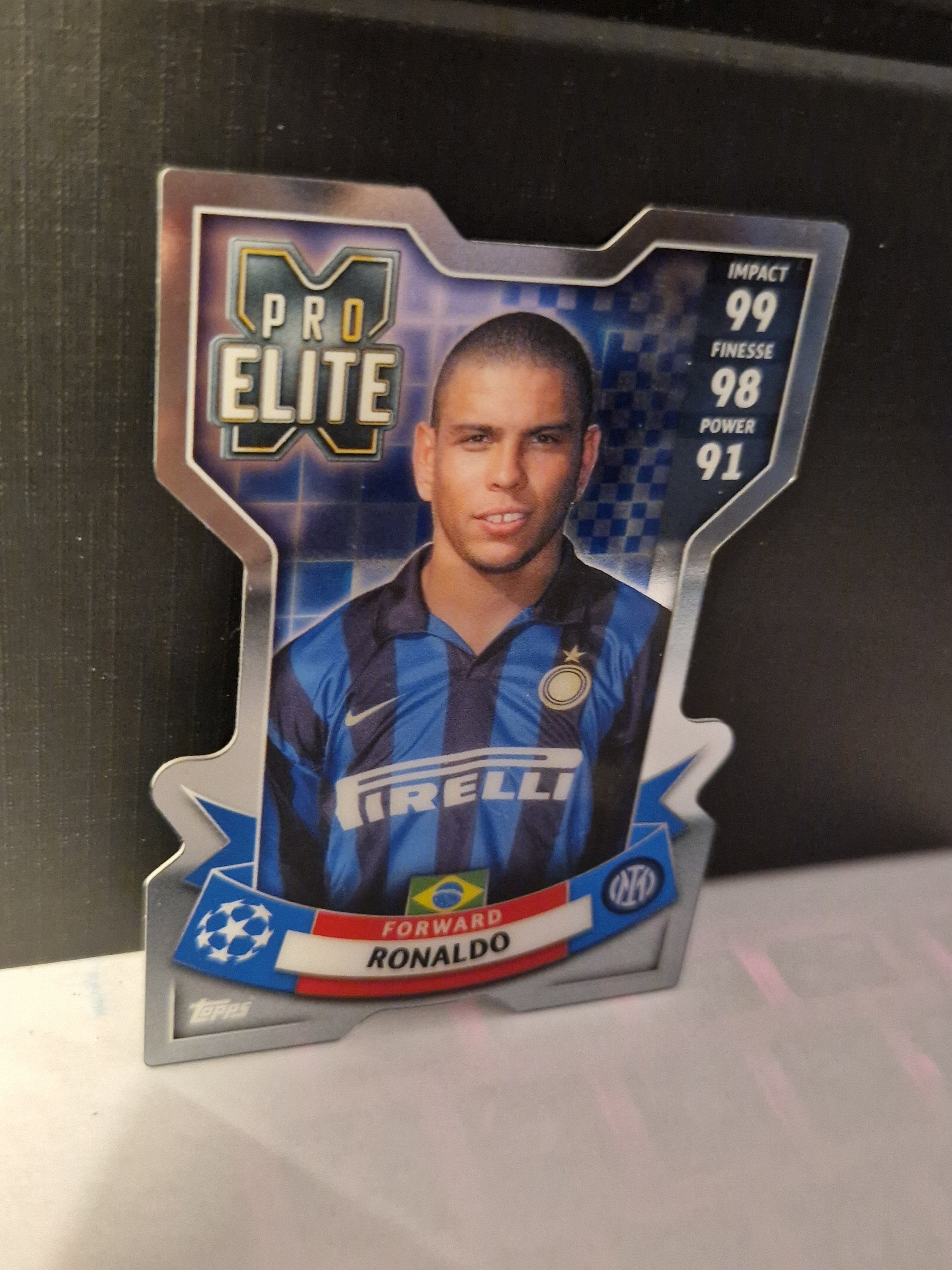 Ronaldo R9 "pro Elite Crome X", Topps Match Attax Extra 2024. Soccer ...