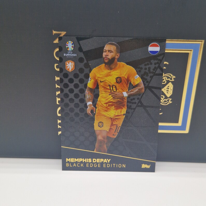 Memphis Depay "black Edge Edition", Topps Match Attax Euro 2024 ...