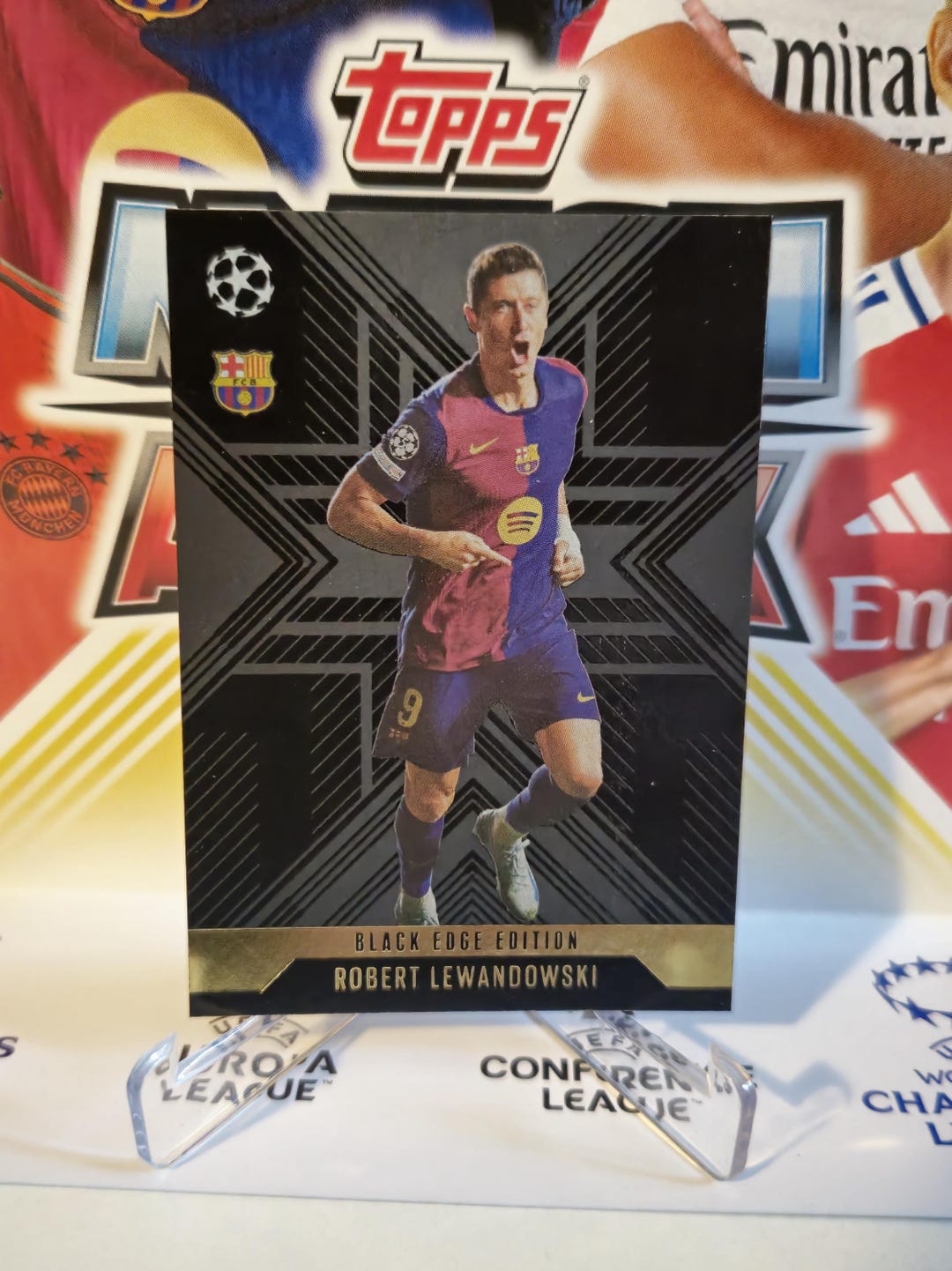 Robert Lewandowski "black Edge", New Topps Match Attax Extra 2024/2025 ...