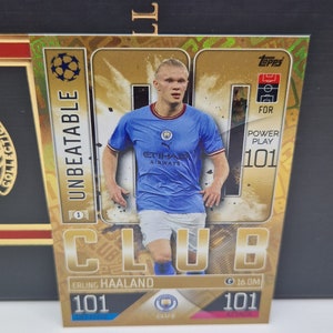 Erling Haaland "100 Club", Topps Match Attax Soccer 2022/23. Soccer ...