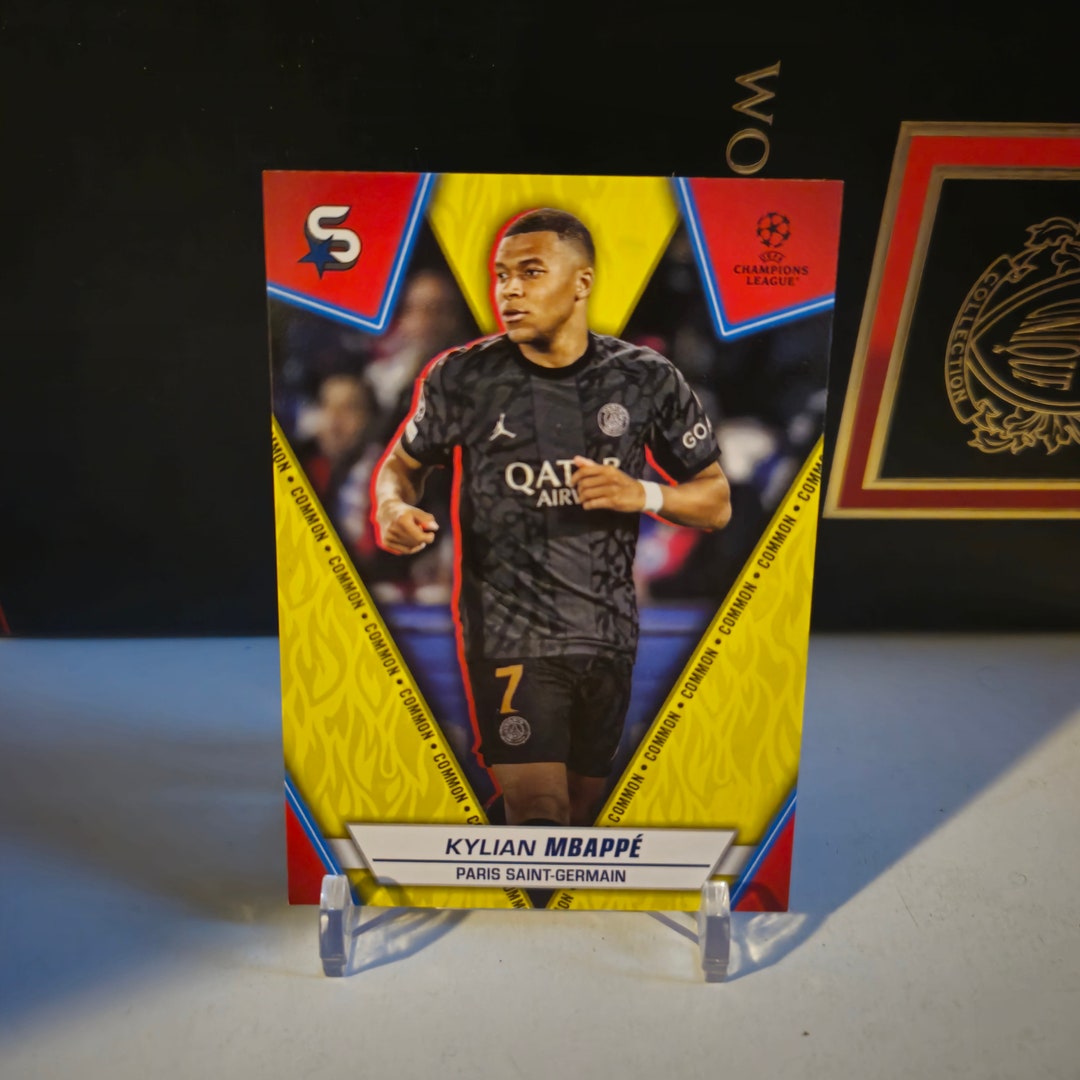 Kylian Mbappe Topps Superstars 2024. Soccer Card. Trading Card ...