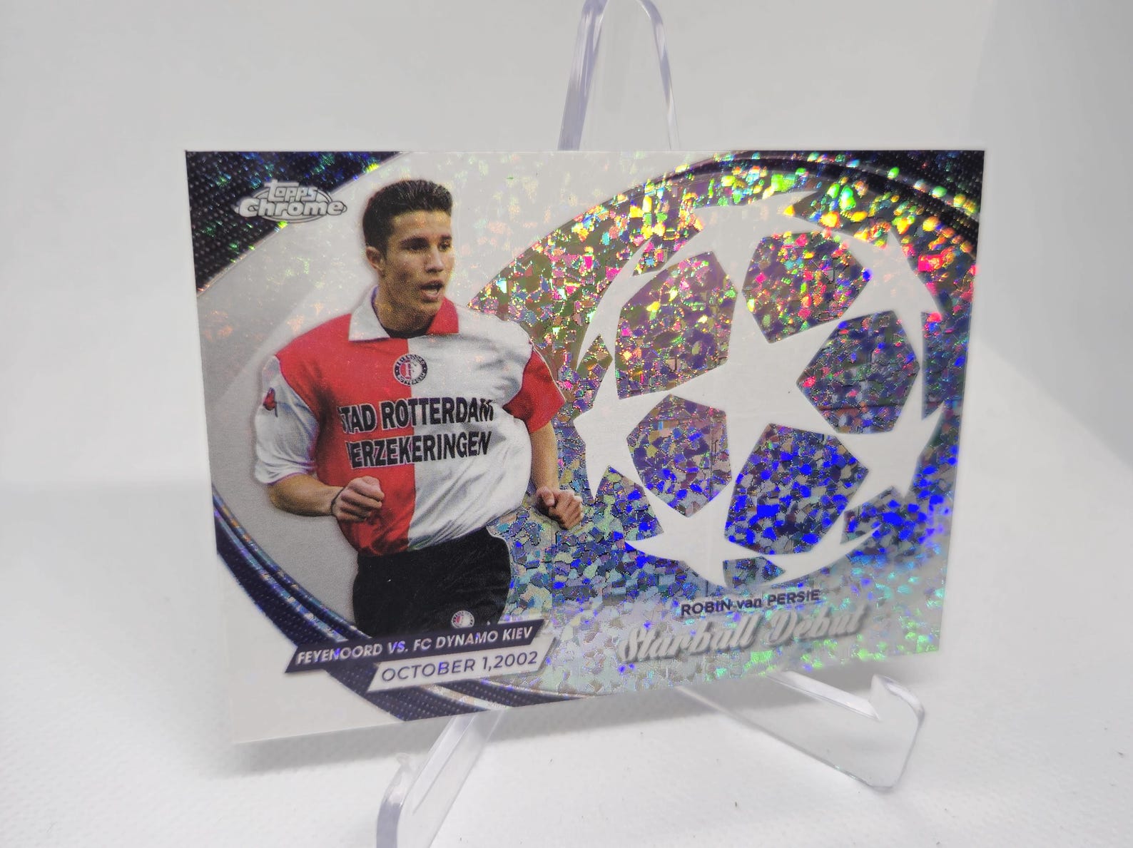Robin Van Persie "starball Debut" Topps Chrome 23/24. Soccer Card ...