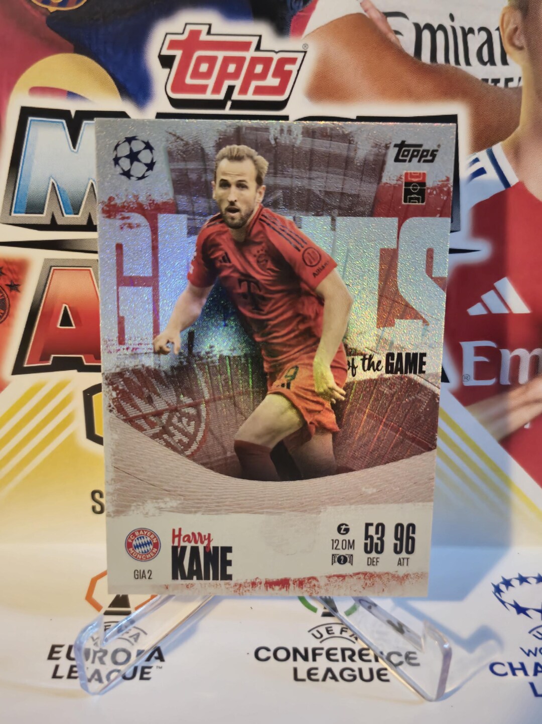 Harry Kane "giants of the Game" , New Topps Match Attax Extra 2024/2025 ...