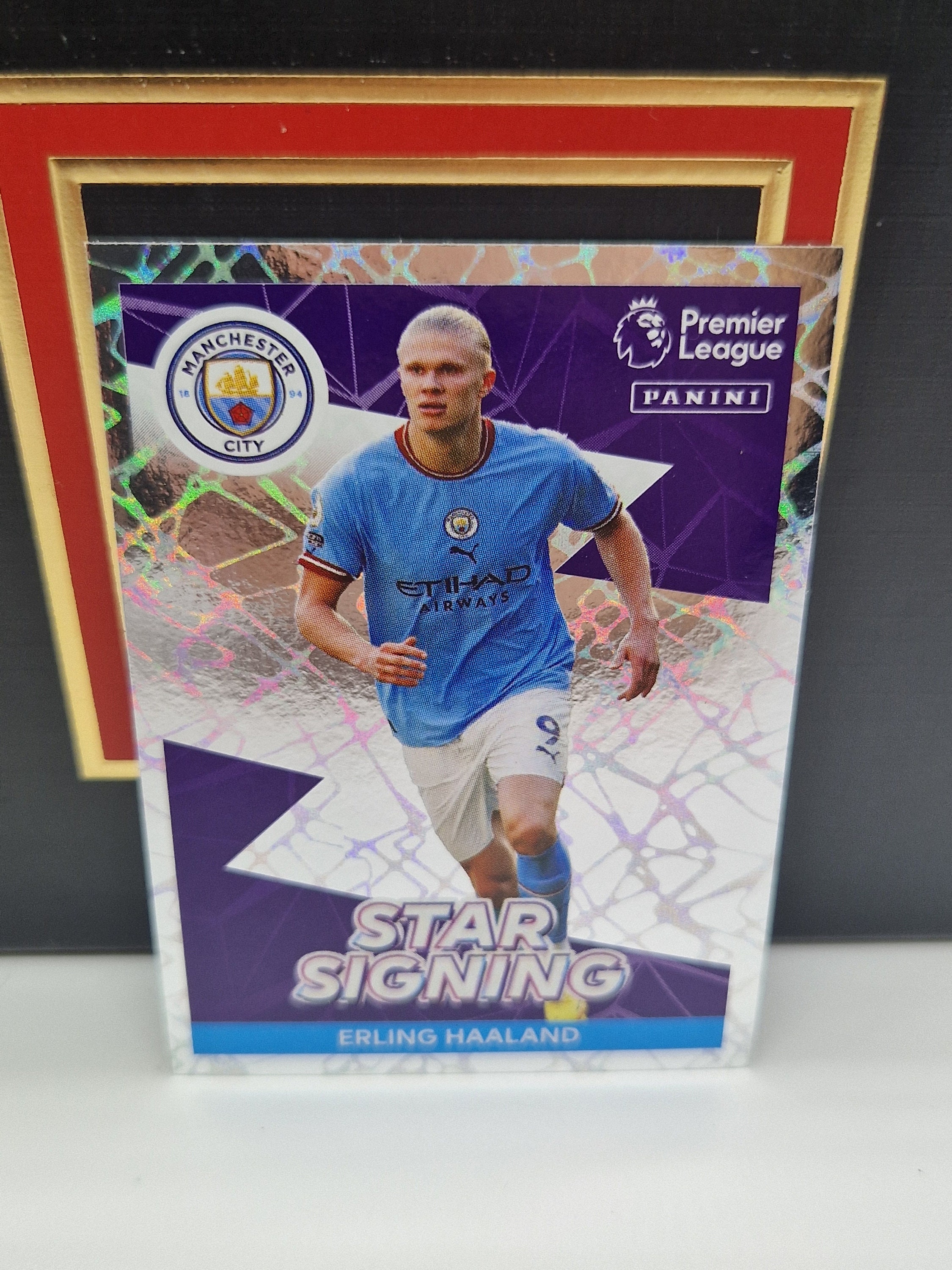 Erling Haaland, Panini Sticker 2022 Soccer Card. Trading Card. Combined ...