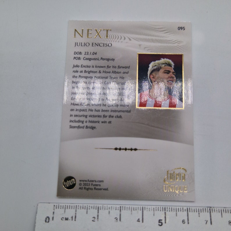 Julio Enciso, FUTERA NOSTALGIA World Football 2024. Soccer Card ...