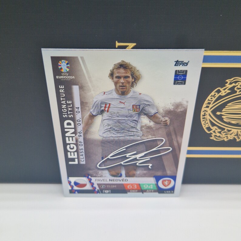 Pavel Nedved legend Signature Style, Topps Match Attax Euro 2024 ...