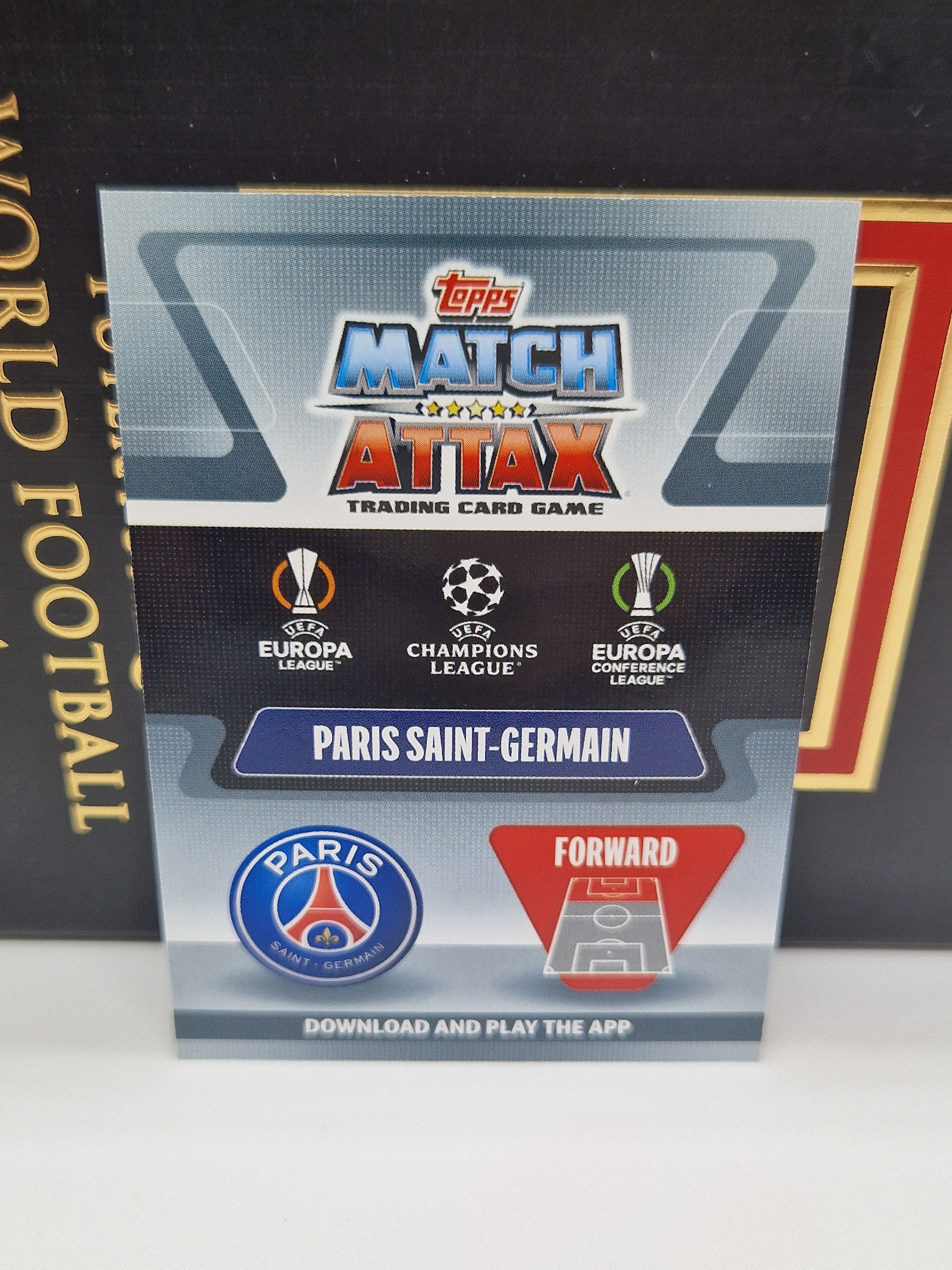 Kylian Mbappe goal Machine, Topps Match Attax 2021/2022. Soccer Card ...