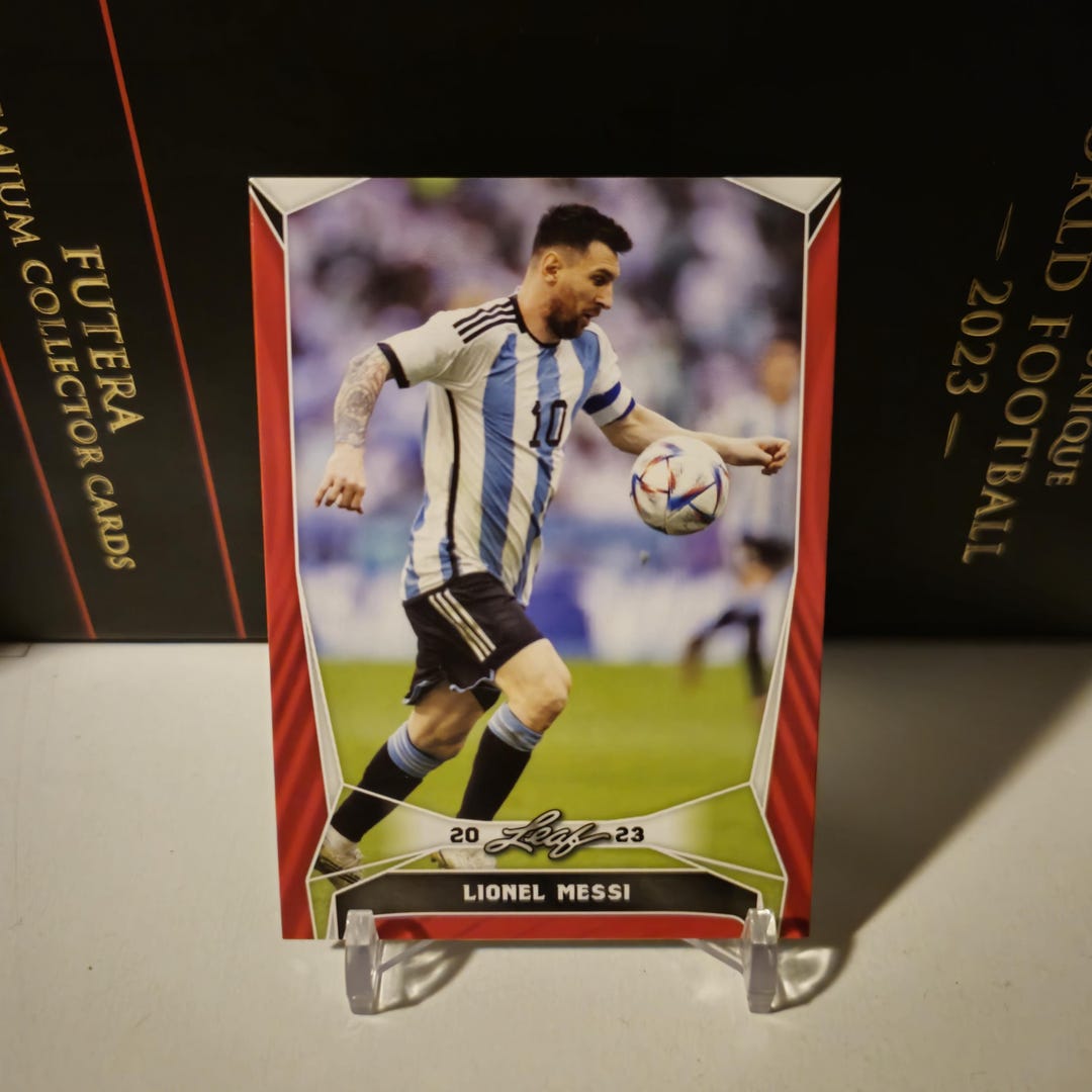 Lionel Messi , Leaf 2023. Soccer Card. Trading Card. Combined Shipping ...