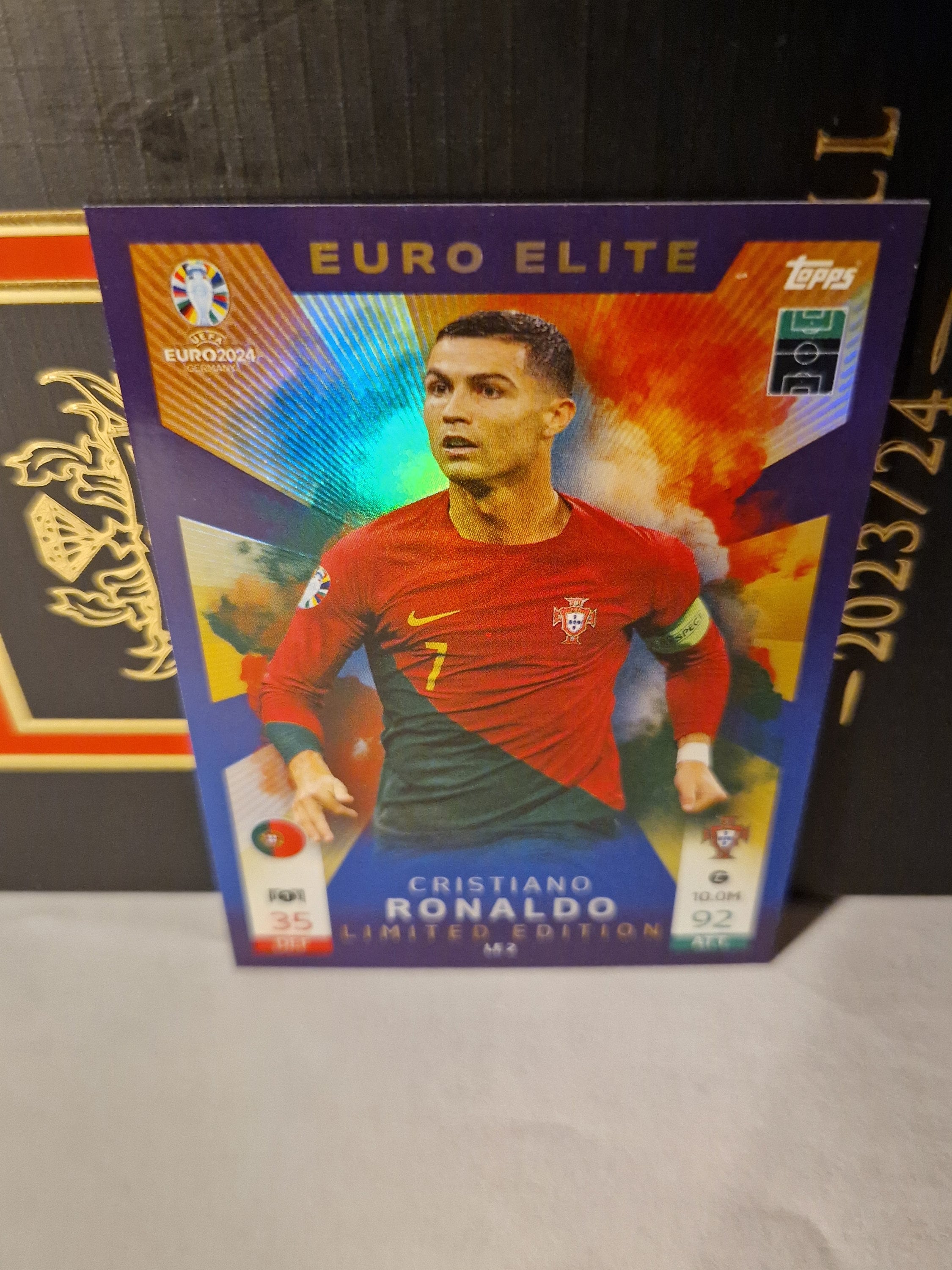Cristiano Ronaldo "euro Elite Limited Edition", Topps Match Attax Euro ...