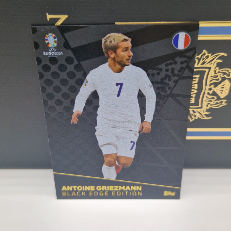 Antoine Griezmann black Edge Edition, Topps Match Attax Euro 2024 ...