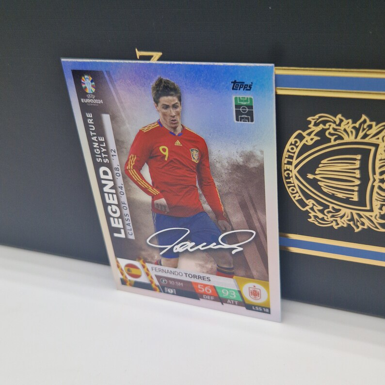 Fernando Torres legend Signature Style, Topps Match Attax Euro 2024 ...