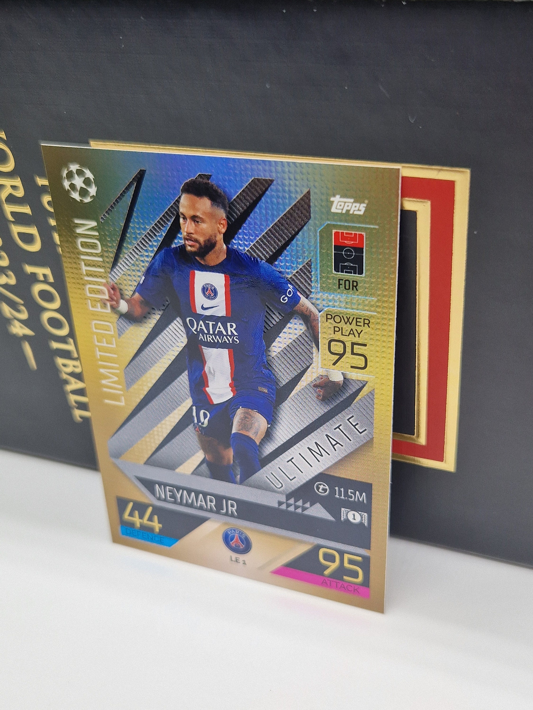 Neymar JR limited Edition Topps Match Attax 2022/23. Soccer Card ...