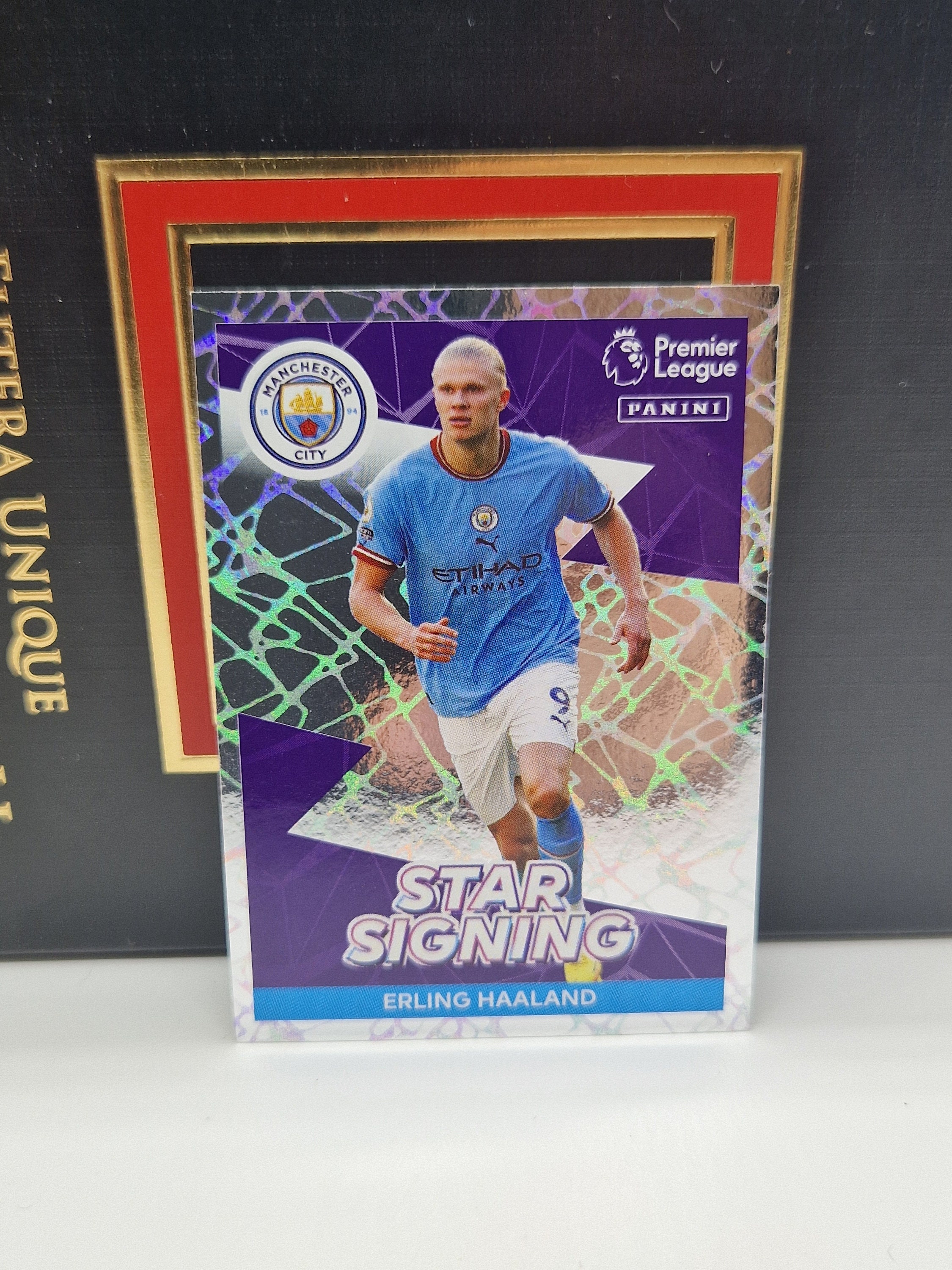 Erling Haaland, Panini Sticker 2022 Soccer Card. Trading Card. Combined ...