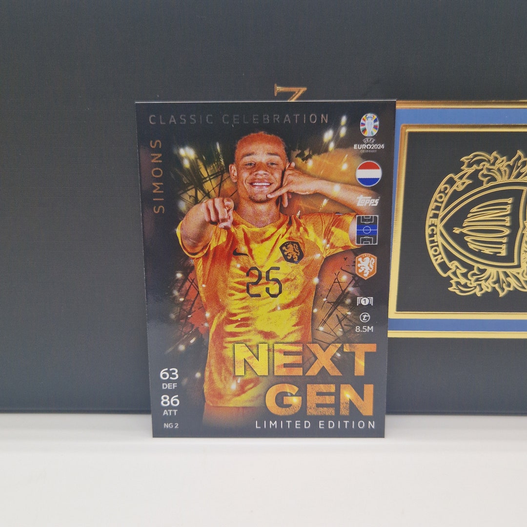 Xavi Simons next Gen Limited Edition, Topps Match Attax Euro 2024 ...