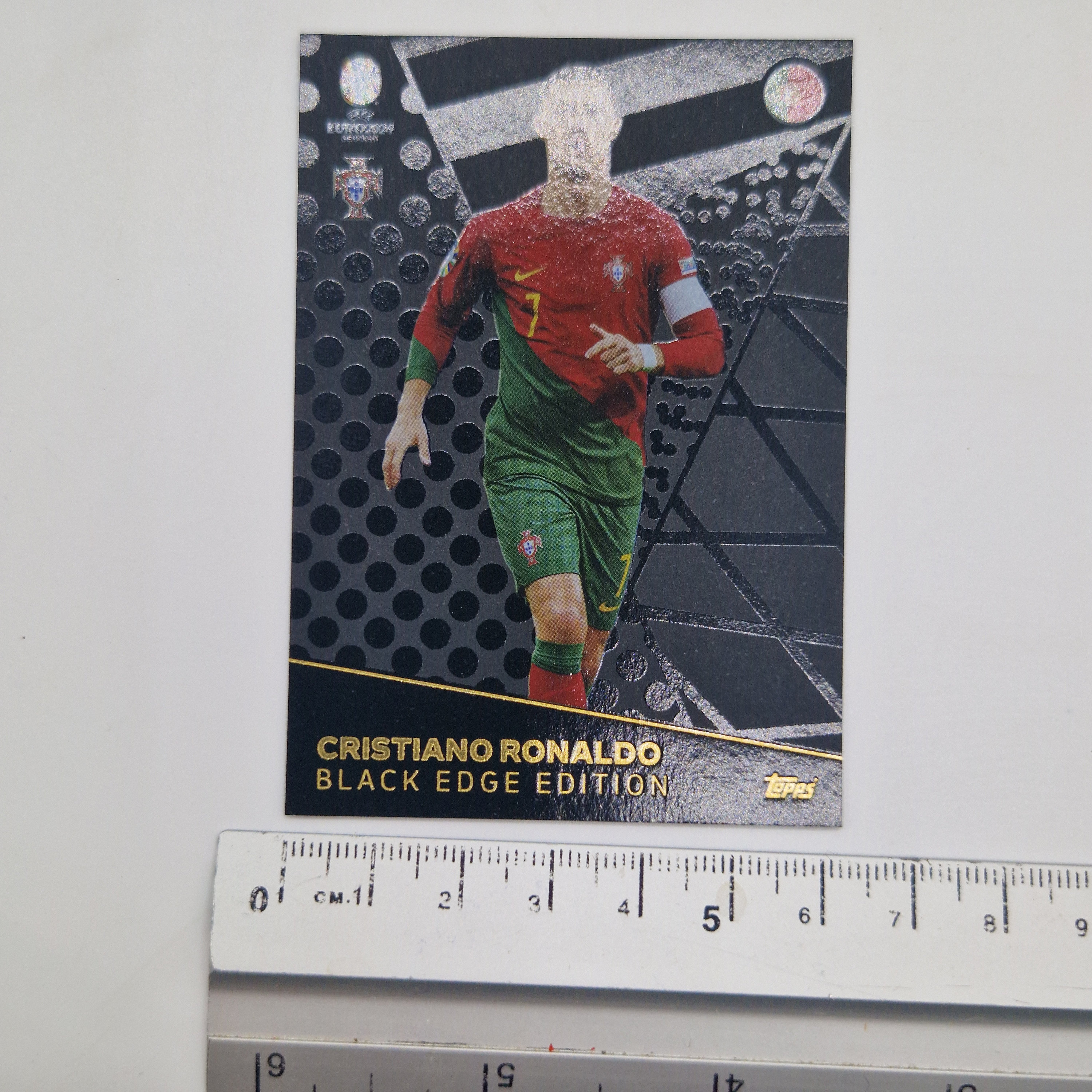 Cristiano Ronaldo "black Edge Edition", Topps Match Attax Euro 2024 ...