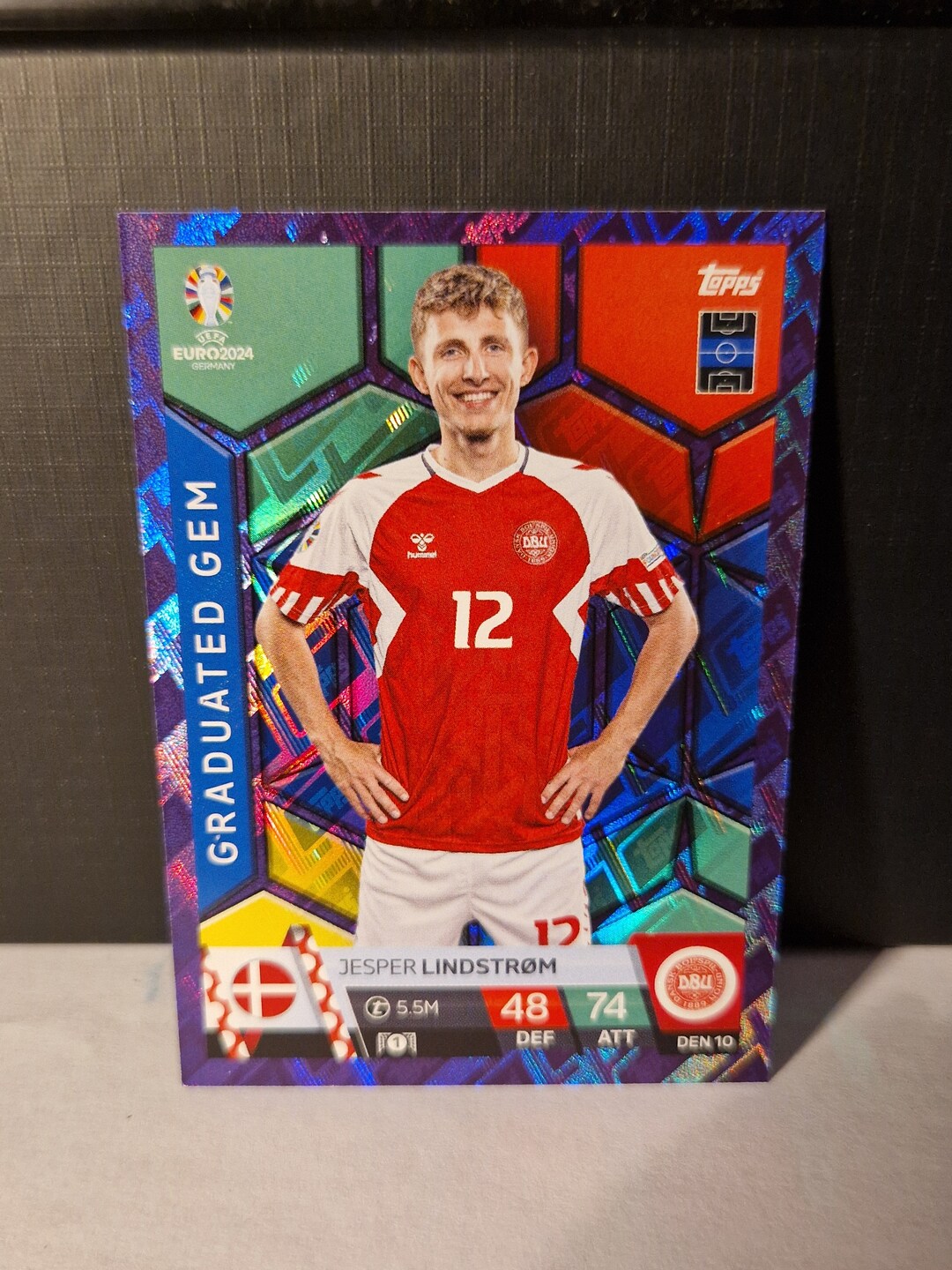 Jesper Lindstrom "purple" Graduated Gem, Topps Match Attax Euro 2024 ...