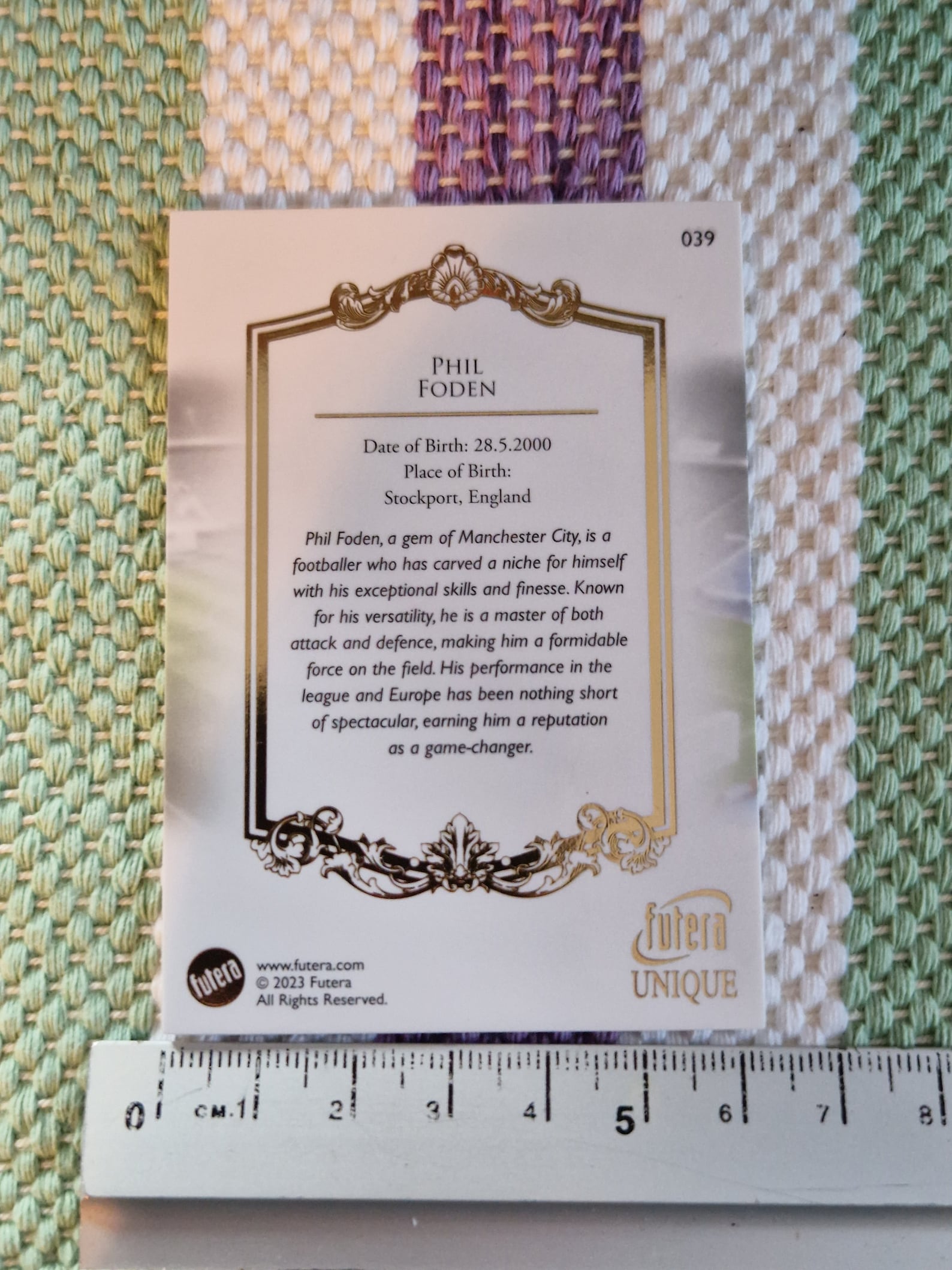 Phil Foden FUTERA Unique World Football 2023/2024. Soccer Card ...
