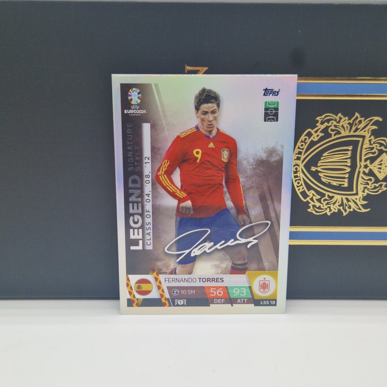 Fernando Torres legend Signature Style, Topps Match Attax Euro 2024 ...
