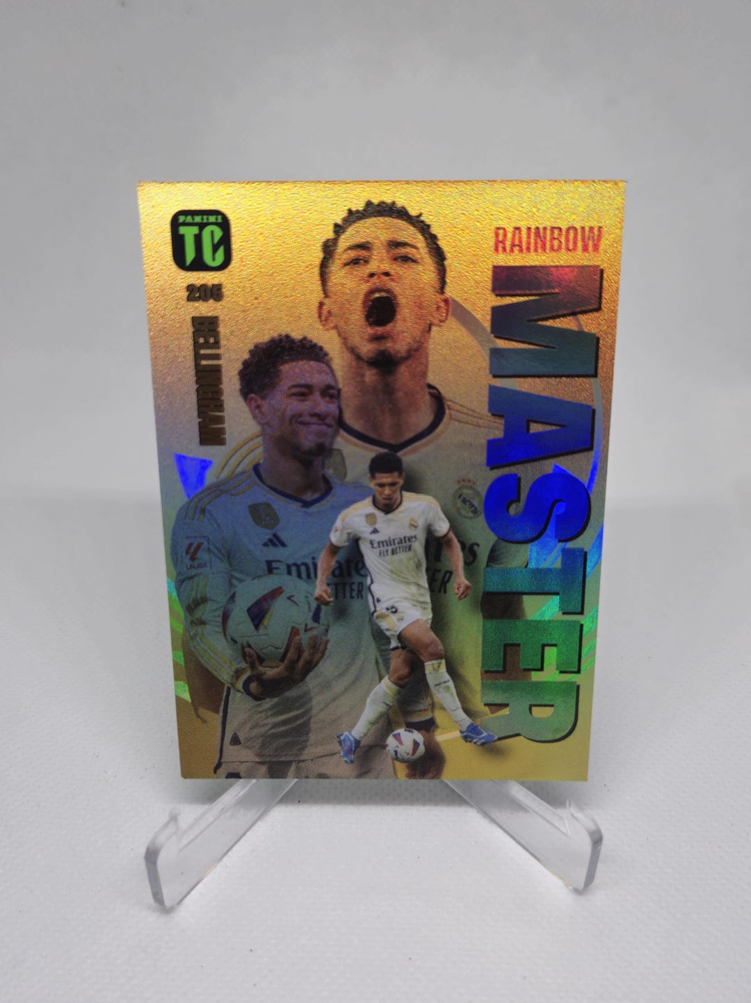 Jude Bellingham "rainbow Master" Panini Top Class 2023. Real Madrid. Soccer Card. Trading Card ...