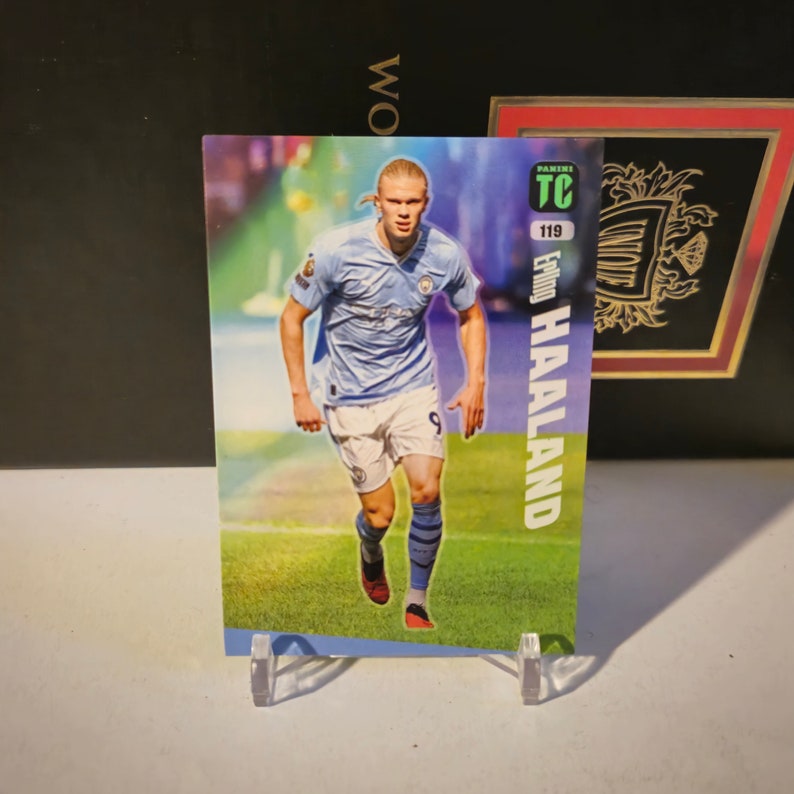 Erling Haaland Panini Top Class 2024. Soccer Card. Trading Card ...