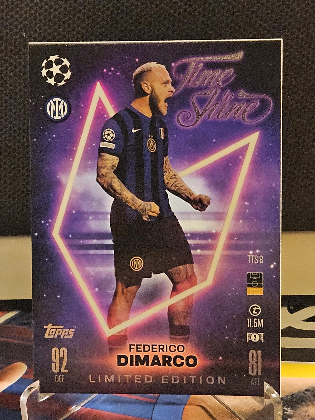 Federico Dimarco "time to Shine", New Topps Match Attax 2024/2025 ...
