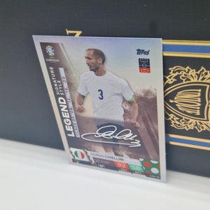 Giorgio Chiellini "legend Signature Style", Topps Match Attax Euro 2024. Italy. Soccer Card ...